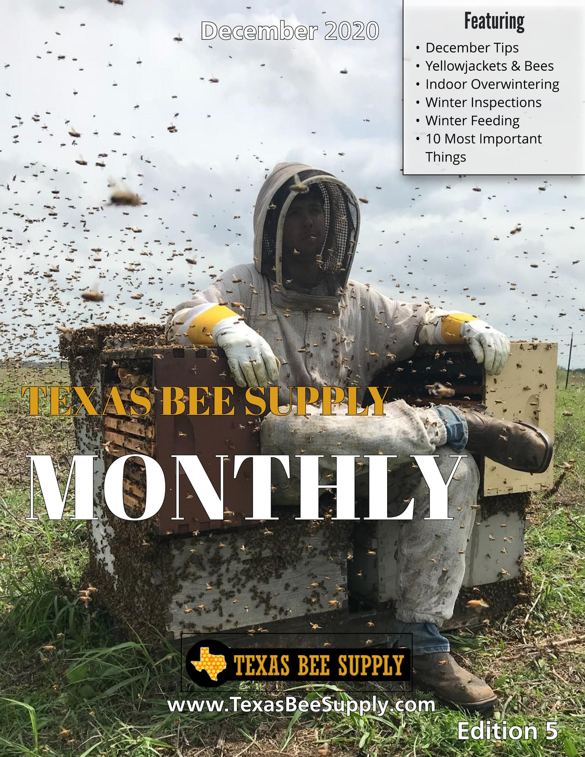 Texas Bee Supply Monthly Magazine - December 2020 — The Bee Supply