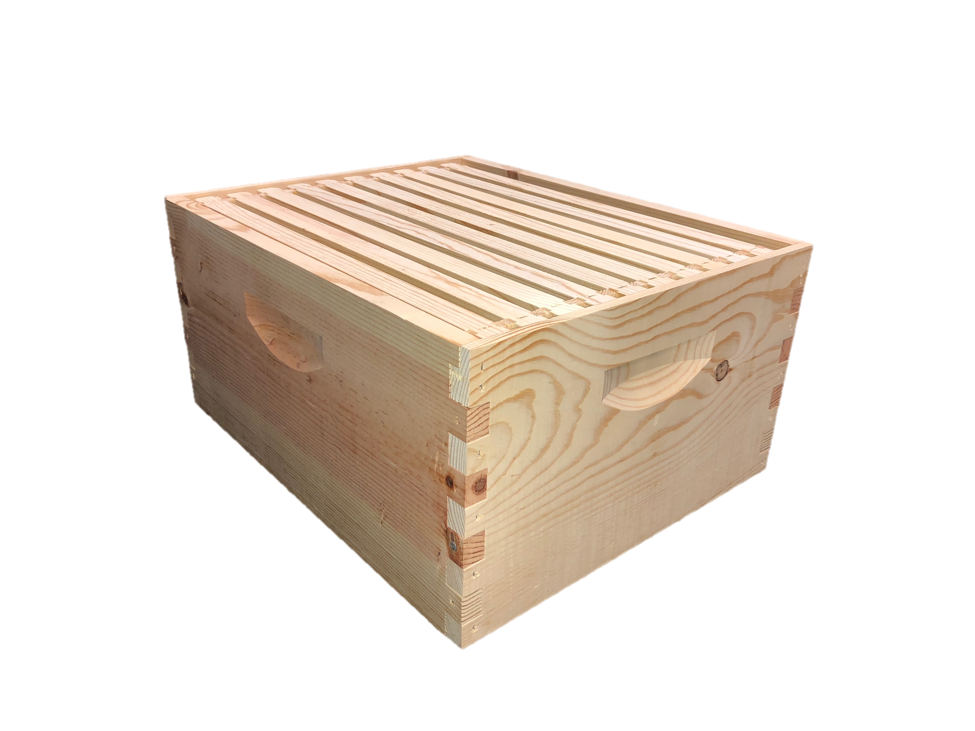 10 Frame Deep (9 5/8) Assembled Hive Box — The Bee Supply